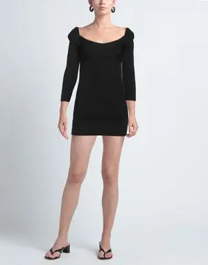 Pinko Mini Dress In Viscose And Polyamide - Black