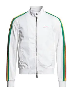 Dsquared2 Gabardine Jacket With Side Stripes