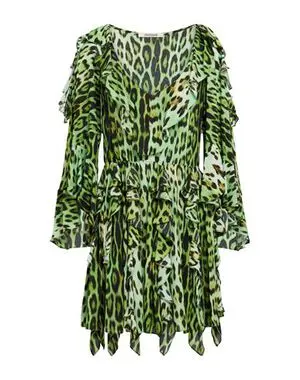 Roberto Cavalli Mini Dress - Acid Green