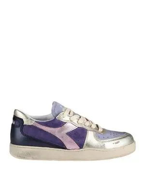 DIADORA HERITAGE Mi Basket Low Metal Pigskin Sneakers - Purple