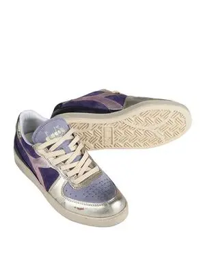 DIADORA HERITAGE Mi Basket Low Metal Pigskin Sneakers - Purple