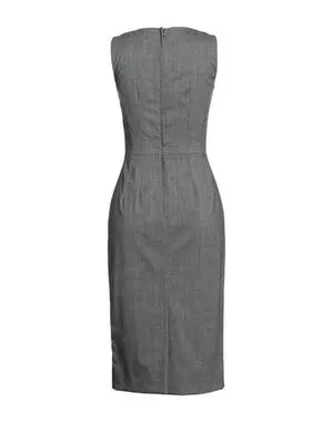 Dolce & Gabbana Midi Dress Virgin Wool, Elastane - Grey