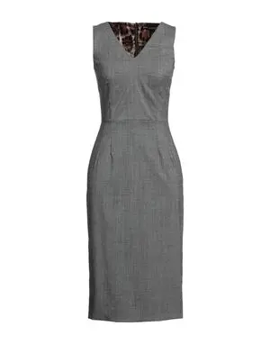 Dolce & Gabbana Midi Dress Virgin Wool, Elastane - Grey