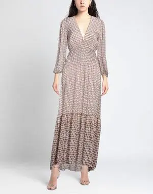 Maje Gathered Maxi Dress