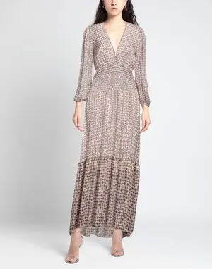 Maje Gathered Maxi Dress
