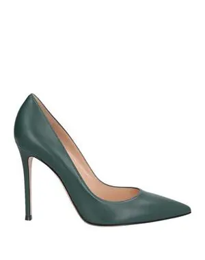 GIANVITO ROSSI Pumps In Leather - Green