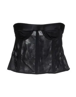 MAISON MARGIELA Tulle And Satin Top
