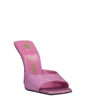 Attico Glittered Textile Fibers Sandals