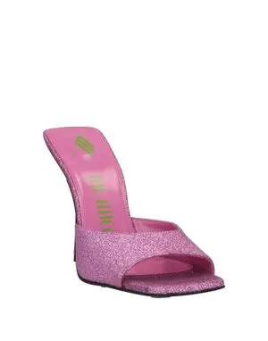 Attico Glittered Textile Fibers Sandals