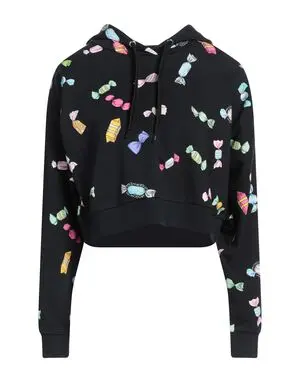 Moschino Cotton-blend Hooded Sweatshirt - Black