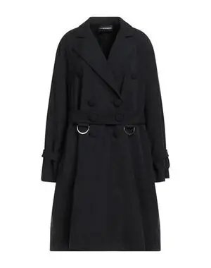 Emporio Armani Overcoat - Black