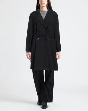 Emporio Armani Overcoat - Black