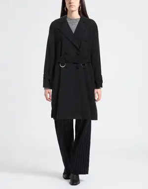 Emporio Armani Overcoat - Black