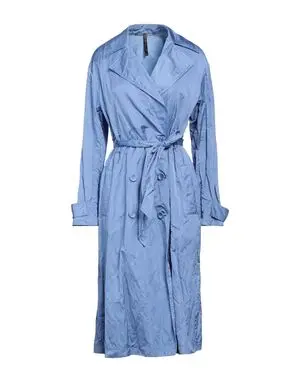 MANILA GRACE Overcoat & Trench Coat - Blue