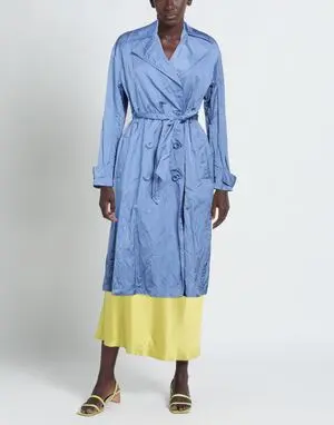 MANILA GRACE Overcoat & Trench Coat - Blue