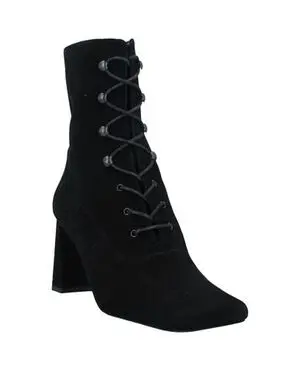 By Far Leather Lace-up Ankle Boots