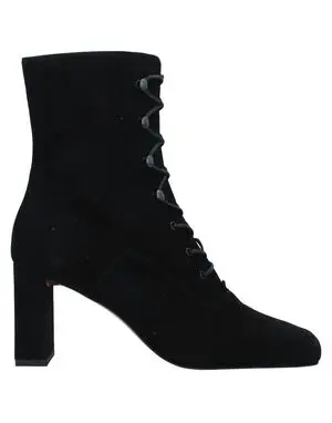 By Far Leather Lace-up Ankle Boots