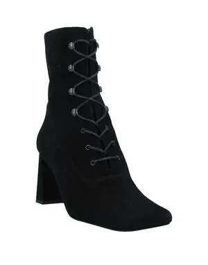 By Far Leather Lace-up Ankle Boots