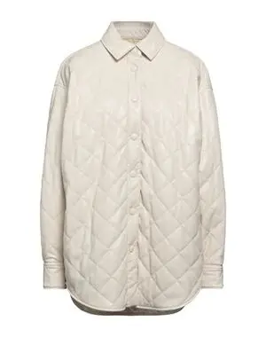 MSGM Quilted Overshirt - White