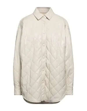 MSGM Quilted Overshirt - White