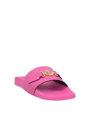 Versace Calfskin Sandals - Magenta