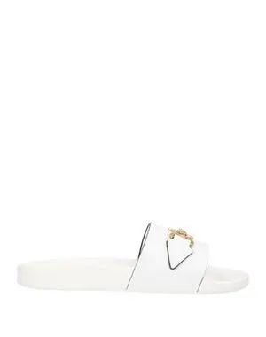Versace VERSACE Calfskin Sandals White