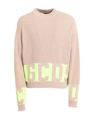 Gcds Cotton Sweater - Beige