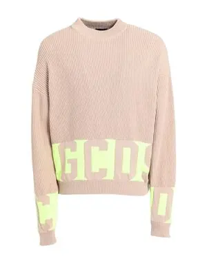 Gcds Cotton Sweater - Beige