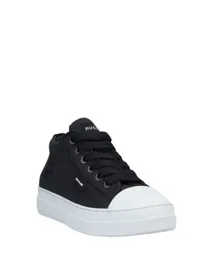 RUCOLINE Midnight Textile And Leather Low-top Sneakers