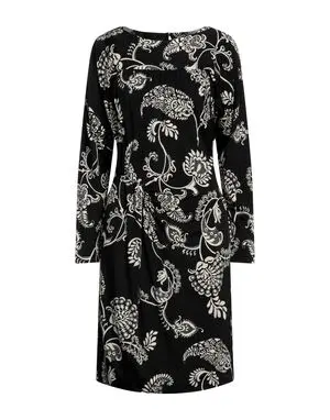 SIMONA CORSELLINI Mini Floral Print Bodycon Dress - Black