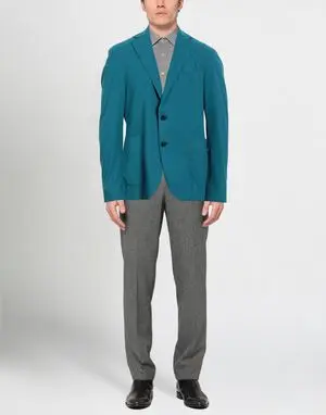 MANUEL RITZ Single-breasted Blazer - Green