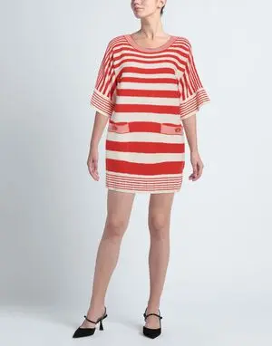 Elisabetta Franchi Mini Dress Size Cotton, Viscose