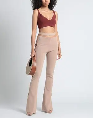 ANDREĀDAMO Knit Flared Pants - Sand
