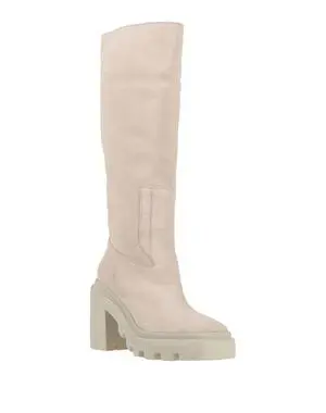 VIC MATIE Leather Chunky Boots - White