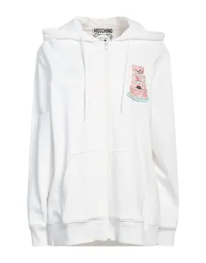 Moschino Fleece Sweatshirt - White