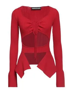ANDREĀDAMO Knitted Sweater - Red