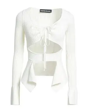 ANDREĀDAMO ANDREĀDAMO Knitted Sweater White