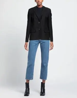 Agnona Single-breasted Flannel Blazer