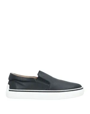 TOD'S Leather Slip-On Sneakers Black