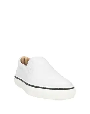 TOD'S Leather Slip-on Sneakers - White