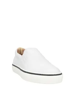 TOD'S Leather Slip-on Sneakers - White