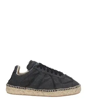 MAISON MARGIELA Textile Fiber Espadrilles - Black