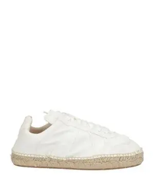 MAISON MARGIELA Textile Fiber Espadrilles - White