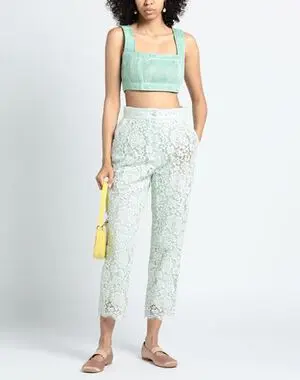 Dolce & Gabbana Tapered Lace Pants - Green