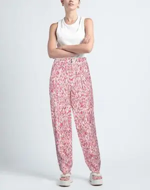 MARANT ETOILE Tapered Cotton Pants - Pink