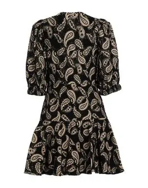 Sandro Mini Dress Cotton Paisley-print