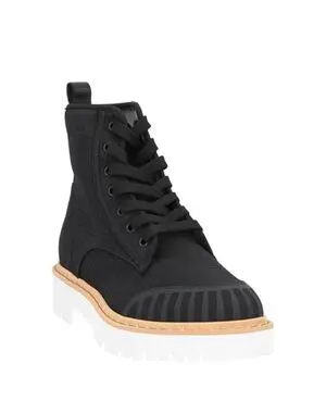 Hogan Textile Ankle Boots - Black