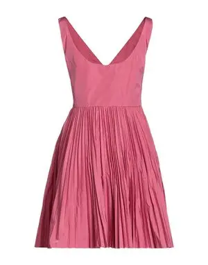 Red Valentino Mini Pleated Taffeta Dress