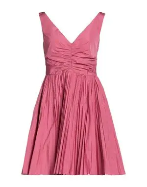 Red Valentino Mini Pleated Taffeta Dress