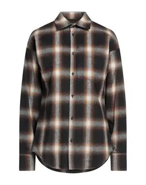 Dsquared2 Checked Flannel Shirt - Dark Brown